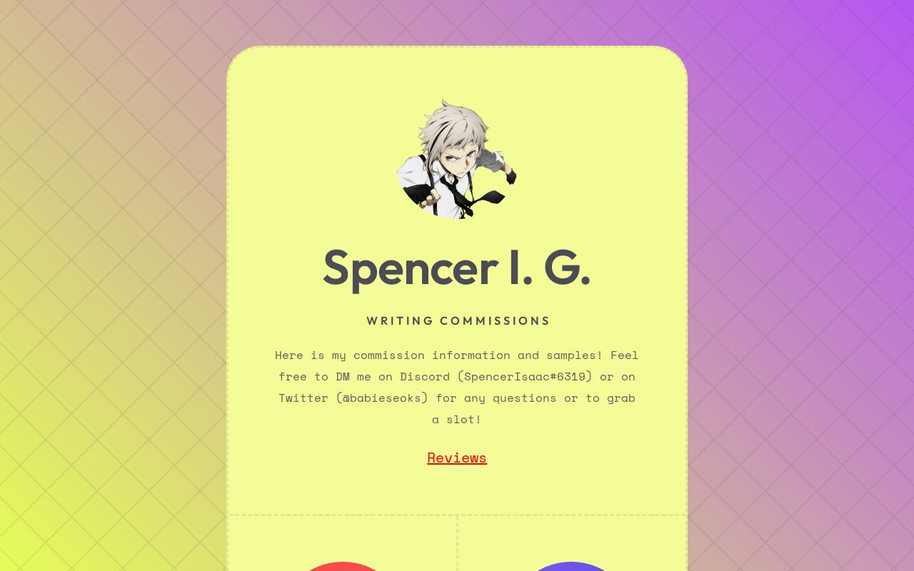 Spencer's Commission Info
